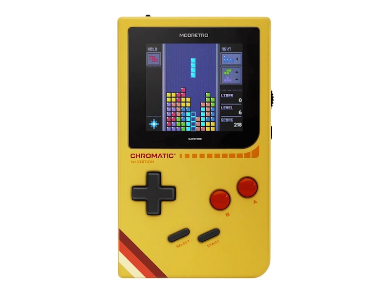 ModRetro Chromatic Tetris Bundle Handheld Console Volt - US
