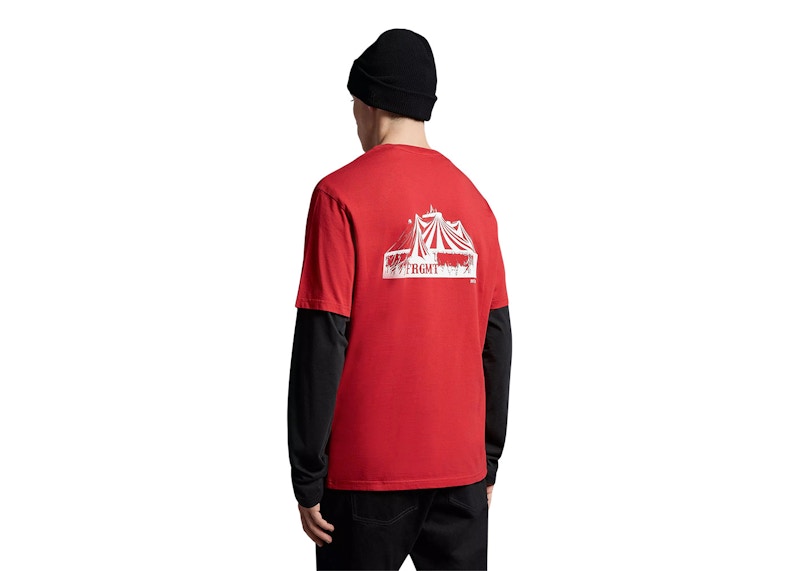 Moncler Hiroshi Fujiwara x Fragment Circus Motif T-Shirt Red Men's ...