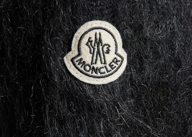 Moncler Hiroshi Fujiwara x Fragment Mohair Sweater Dark Grey Melange ...