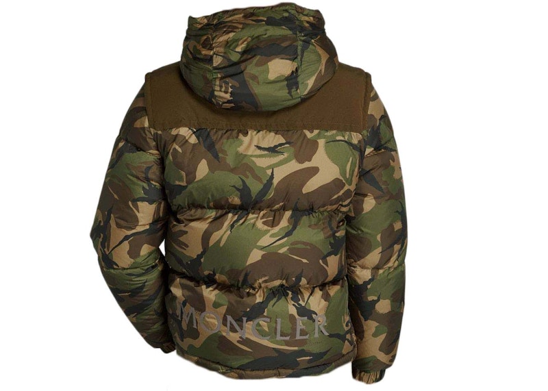 Moncler MEAKAN Jacket Down Detach Sleeve Jacket Green Men's - US