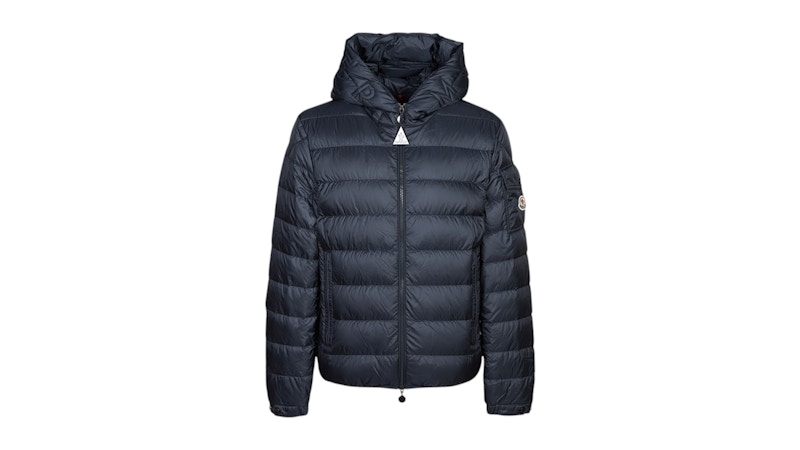 Moncler Najan Hooded Short Down Jacket Navy Men's - FW25 - US