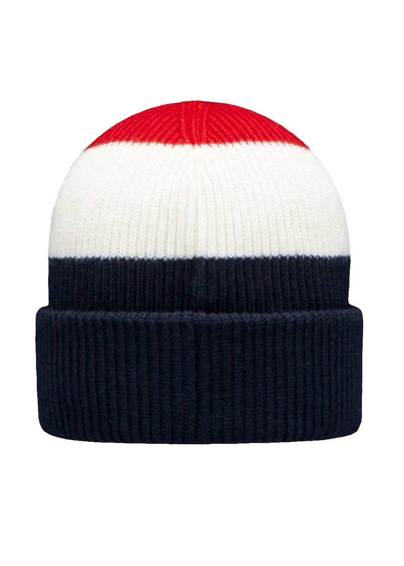 Moncler Stipred Tricolor Beanie Blue White Red Men's - FW21 - US