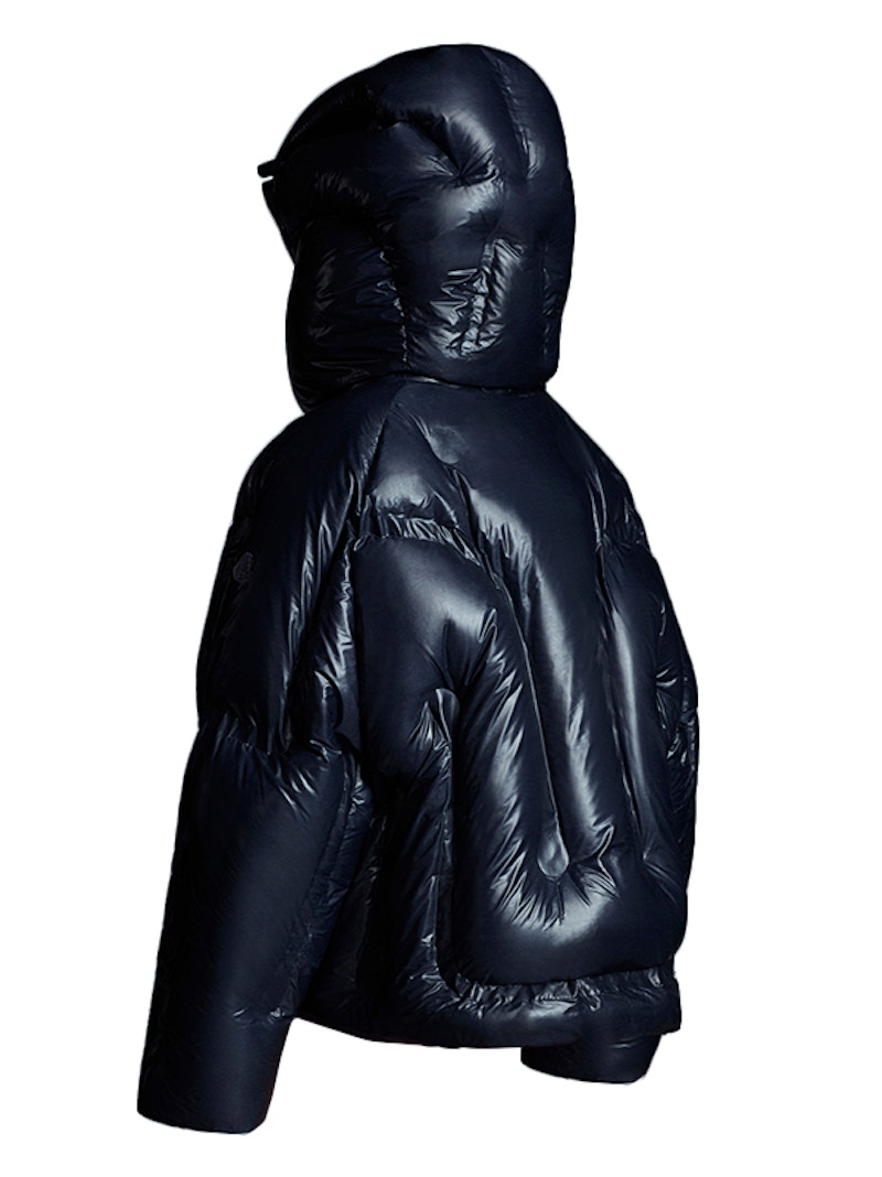 Moncler Womens Klolk Short Down Jacket Night Blue - US