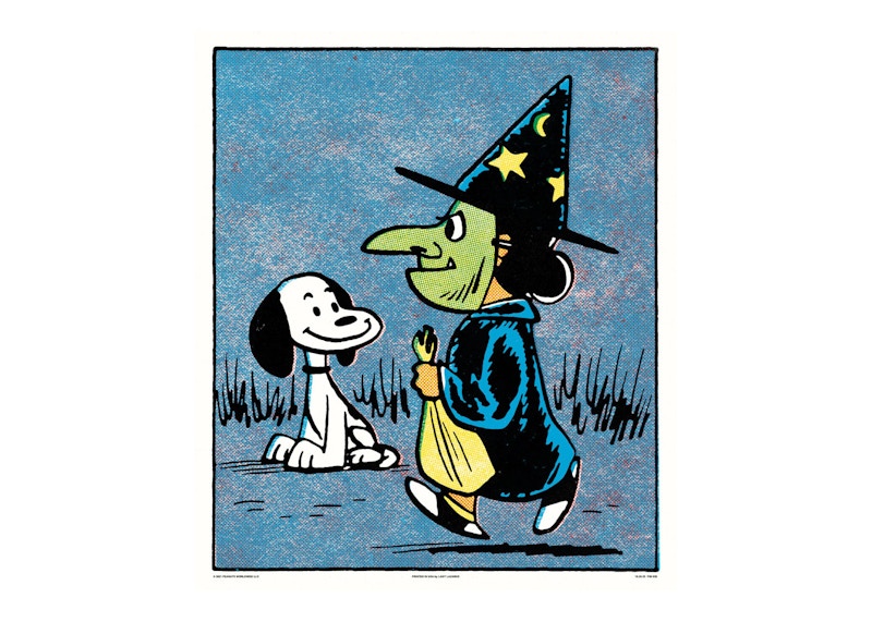 Mondo Peanuts Snoopy and WItch Poster Print (Edition of 170) - FR