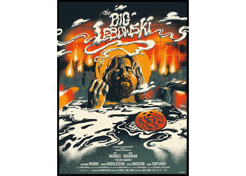 Mondo The Big Lebowski Poster Print (Edition of 190) - FR