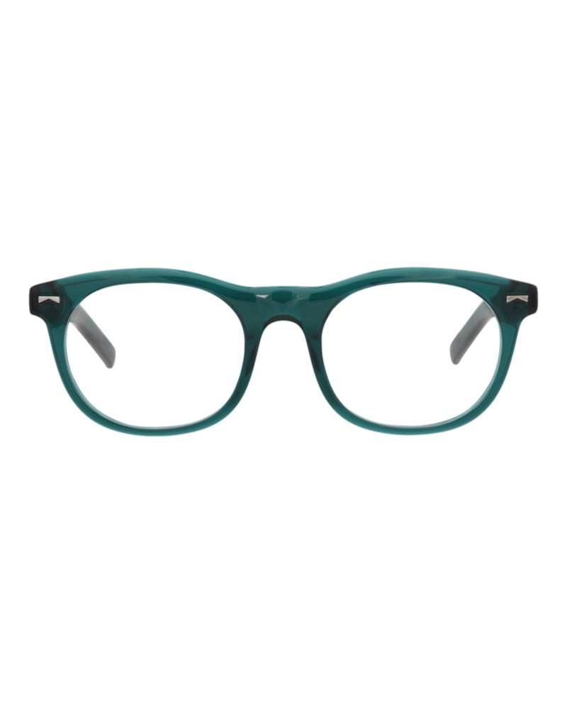 Montblanc Round-Frame Acetate Optical Frames Green Green Transparent ...