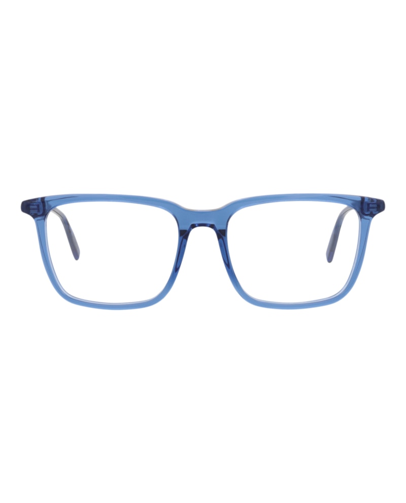 Montblanc Square-Frame Acetate Optical Frames Blue Blue Transparent ...