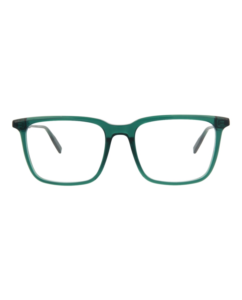 Montblanc Square-Frame Acetate Optical Frames Green Green Transparent ...