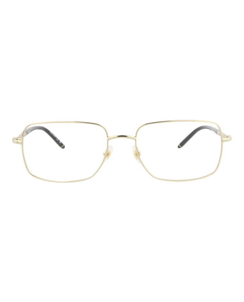 Montblanc Square-Frame Metal Optical Frames Gold Gold Transparent ...
