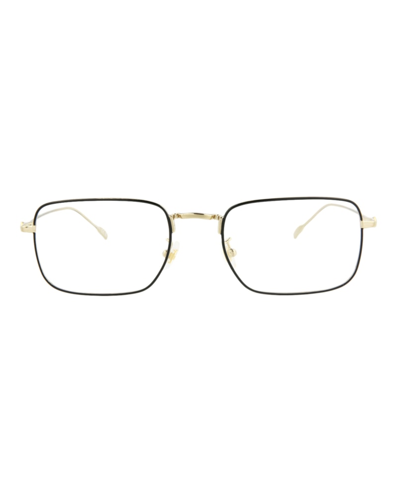 Montblanc Square-Frame Metal Optical Frames Gold Gold Transparent ...