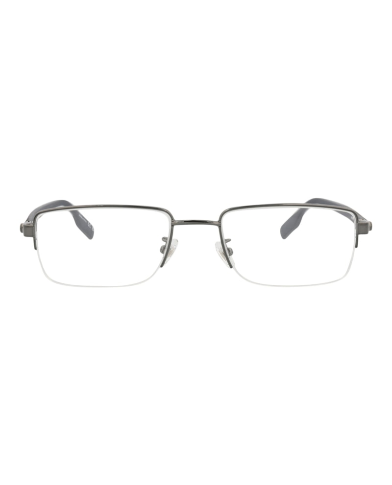 Montblanc Square-Frame Metal Optical Frames Ruthenium Grey Transparent ...
