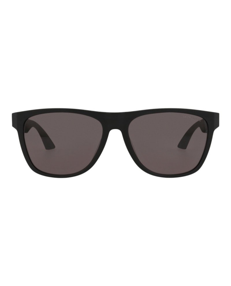 Montblanc Square-Frame Recycled Acetate Sunglasses Black Black Grey ...