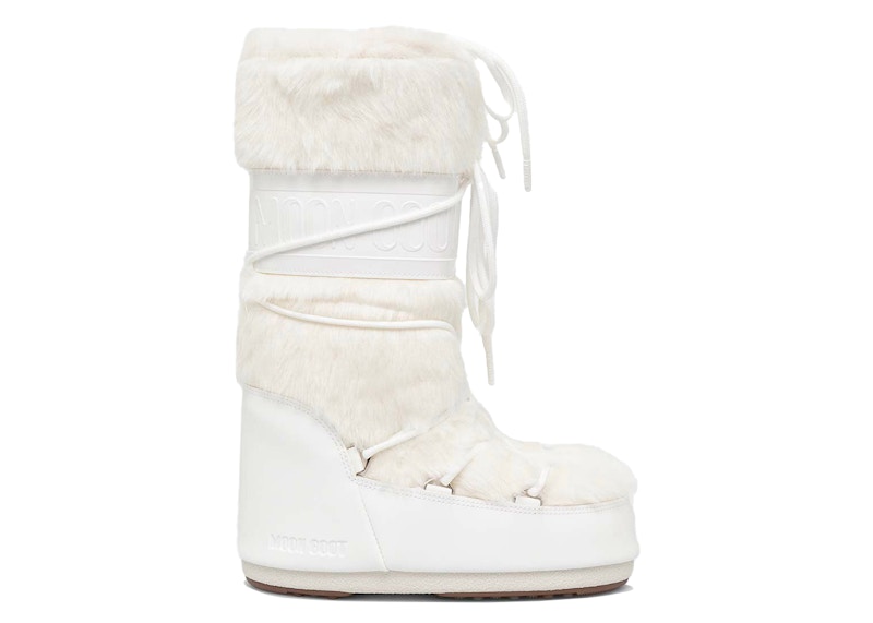 Moon Boot Icon Faux-Fur Boot White - 80D1408900-A002 - US