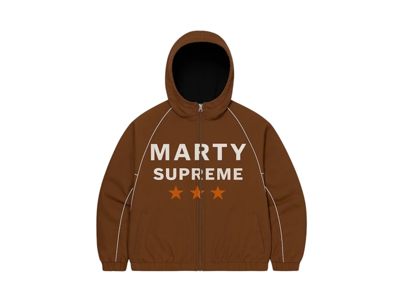 NAHMIAS x Marty Supreme A24 Classic Warm Up Jacket Brown Men's - US