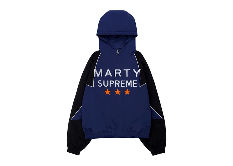 NAHMIAS x Marty Supreme A24 Classic Warm Up Jacket Navy Men's - FW25 - US