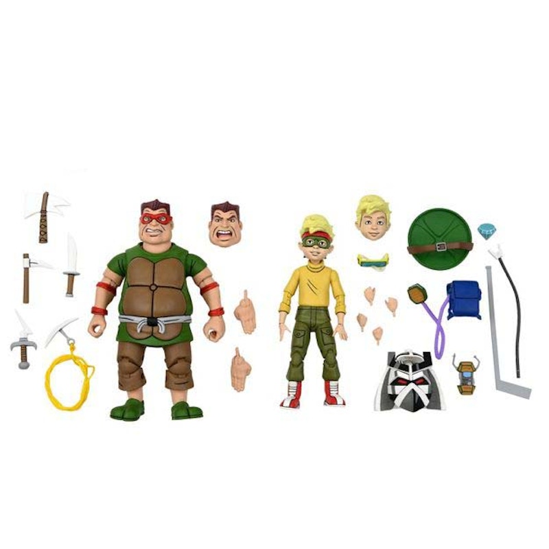 NECA Teenage Mutant Ninja Turtles (Cartoon) Zach & Smash Action Figure ...