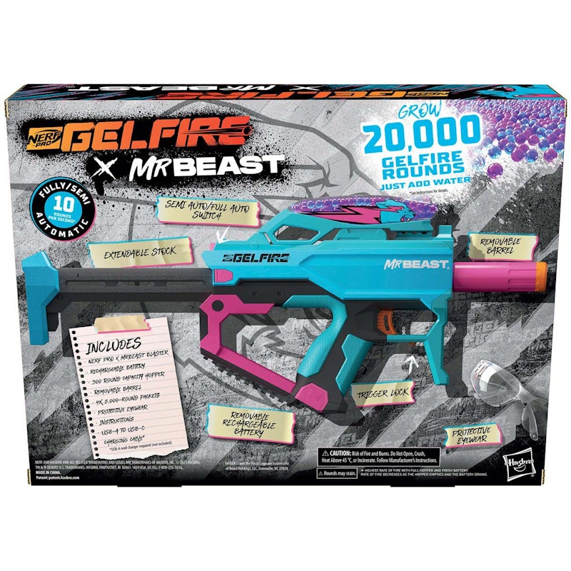 NERF Pro Gelfire x MrBeast Full-Auto Blaster - KR
