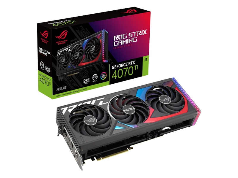 NVIDIA ASUS ROG Strix GeForce RTX 4070 Ti Graphics Card ROG-STRIX ...