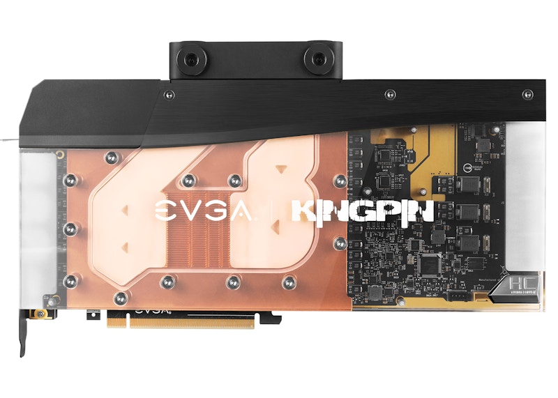 NVIDIA EVGA GeForce RTX 3090 KINGPIN HYDRO COPPER GAMING 24G Graphics ...