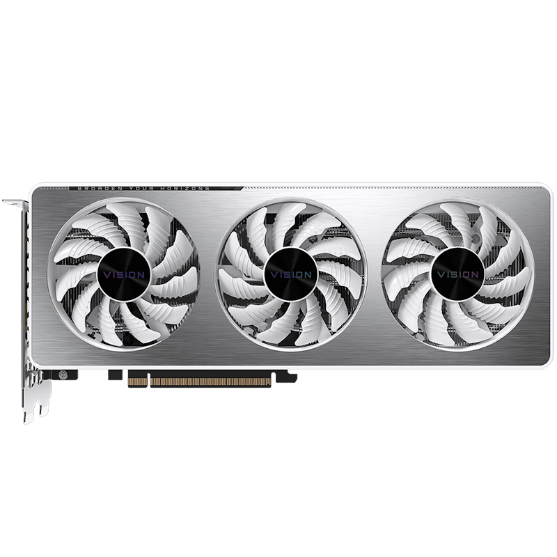 NVIDIA GIGABYTE GeForce RTX 3060 VISION (rev. 2.0) 12G OC LHR Graphics ...