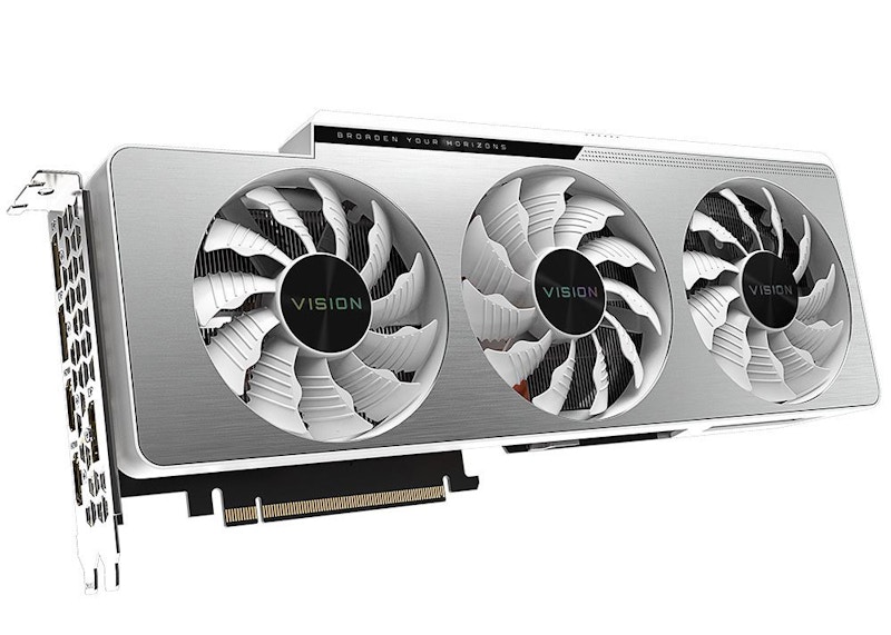 NVIDIA GIGABYTE GeForce RTX 3080 Vision 10G OC Graphics Card (GV ...