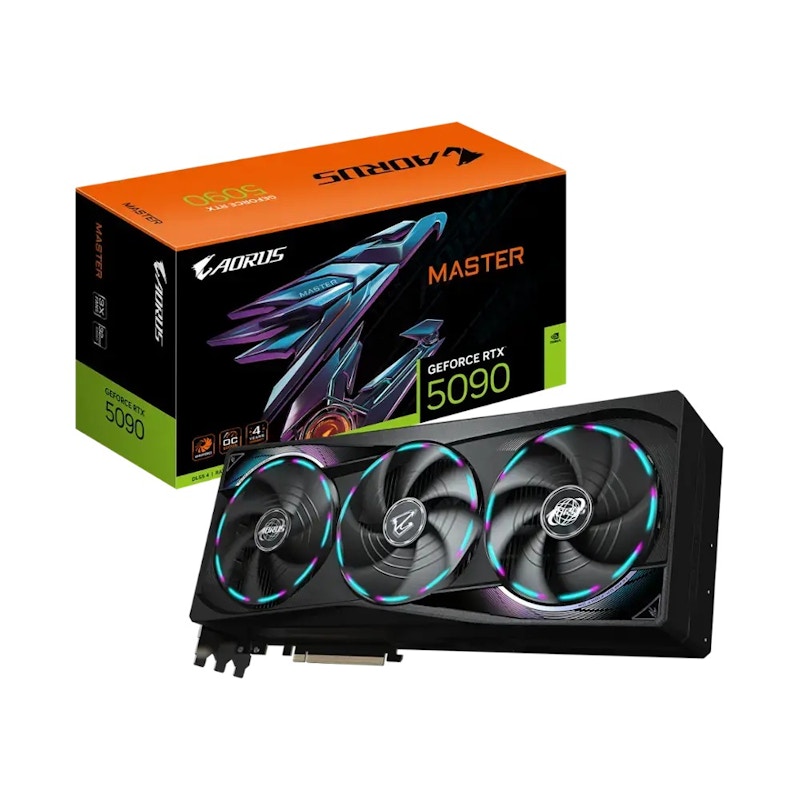NVIDIA GIGABYTE GeForce RTX 5090 AORUS MASTER 32G GDDR7 Graphics Card ...