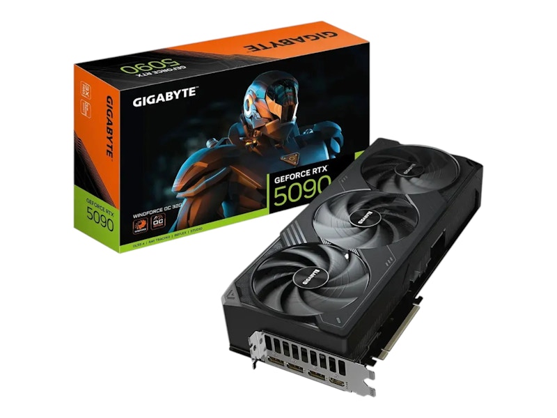 NVIDIA GIGABYTE GeForce RTX 5090 WINDFORCE OC 32G GDDR7 Graphics Card ...