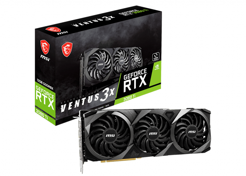 NVIDIA MSI GeForce RTX 3080 Ti VENTUS 3X 12G Graphics Card - US