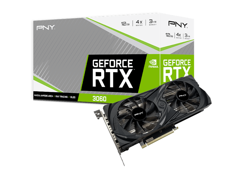 NVIDIA PNY GeForce RTX 3060 12G UPRISING Graphics Card (VCG306012DFMPB ...