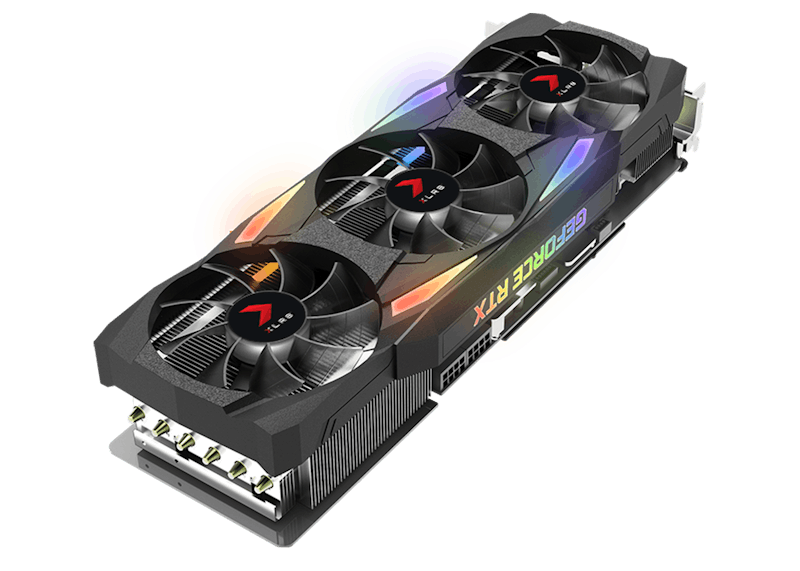 NVIDIA PNY GeForce RTX 3080 Gaming Uprising Epic-X RBG Gaming Graphics ...