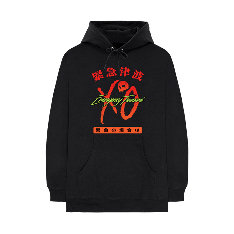 Nav High Alert XO Logo Pullover Hood Black - FW20