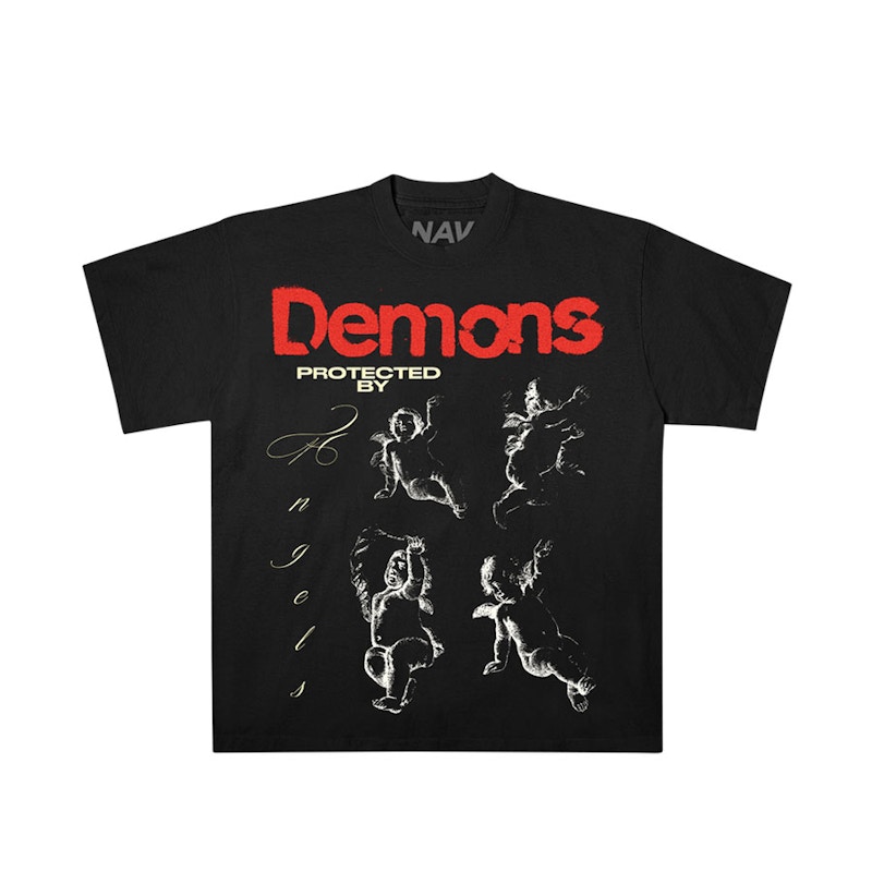 Nav x Itami DPBA Angels T-shirt Black Men's - US