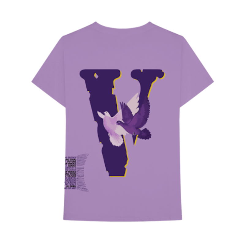 Nav x Vlone Doves Tee Purple Men's - SS20 - US