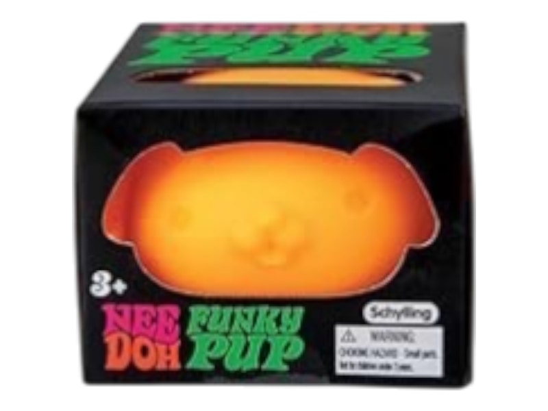NeeDoh Funky Pup Squishy Fidget Toy Orange - GB