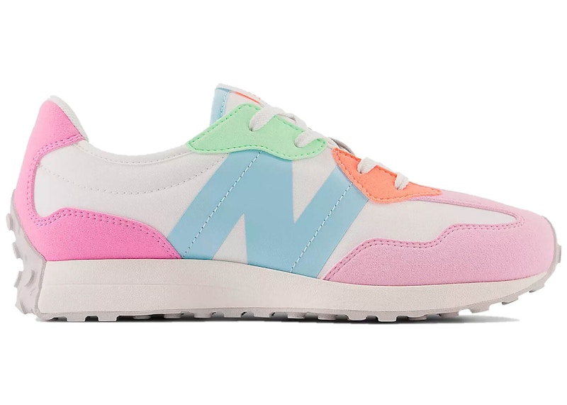 New Balance 327 Raspberry Bleach Blue (GS) Kids' - GS327CH - US