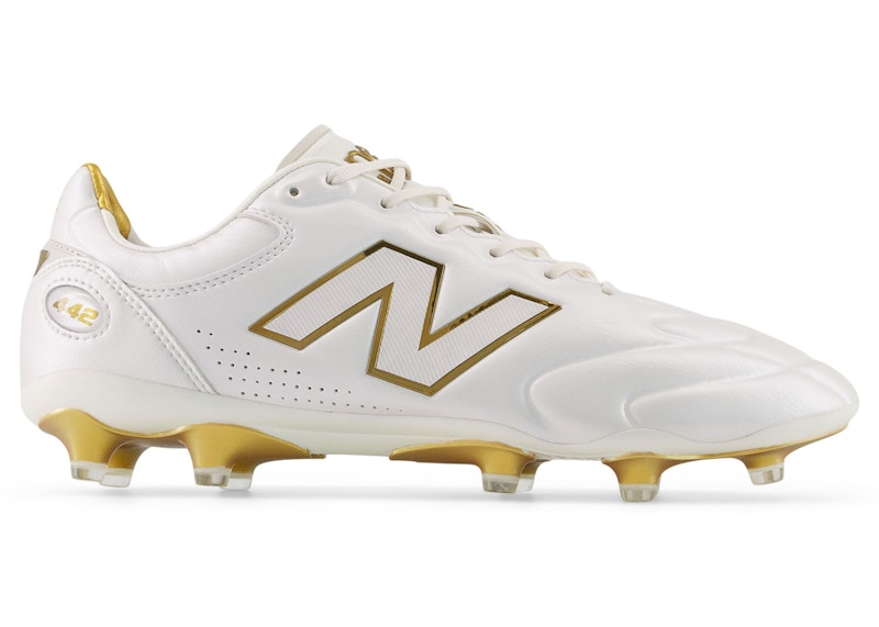 New Balance 442 Elite FG v3 First Edition Sea Salt Multi Gold Metallic ...