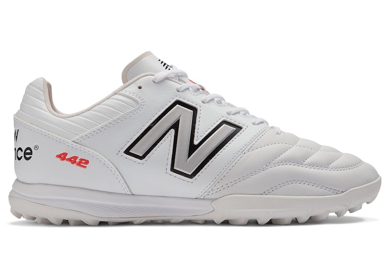 New Balance 442 Pro TF v2 White Black Team Red Men's - MS41TWT2 - US