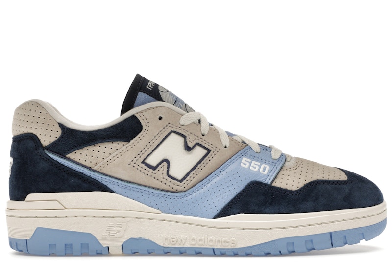 New Balance 550 Navy Electric Sky Men's - BB550FLA - US