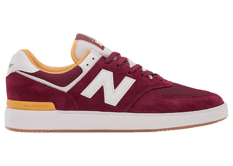 New Balance 574 Burgundy White Men's - AM574TTR - US