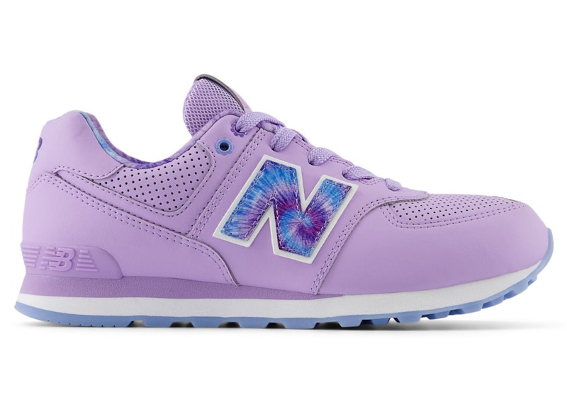 New Balance 574 Lilac Glo Electric Sky Tie-Dye (GS) - GC574KT - US