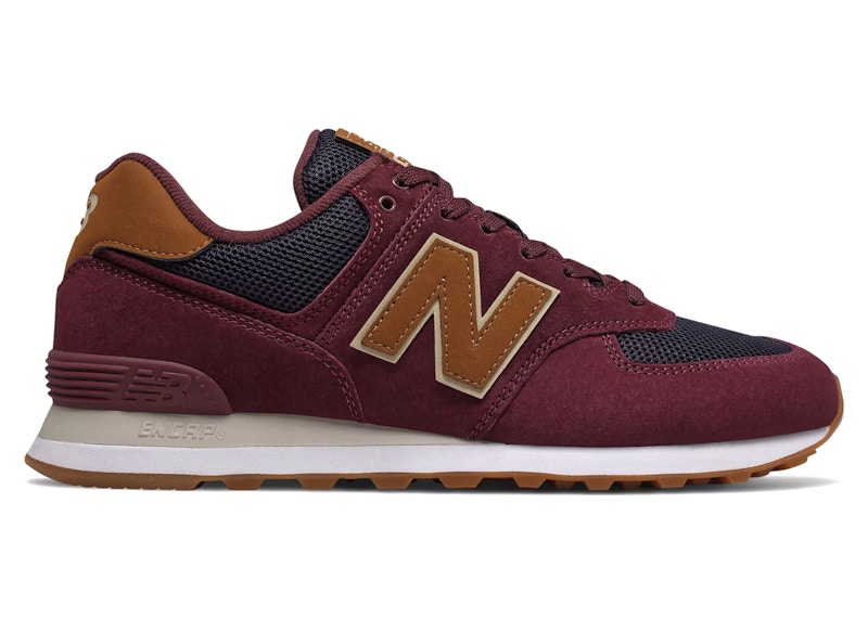 New Balance 574 Maroon Navy Men's - ML574JOB - US