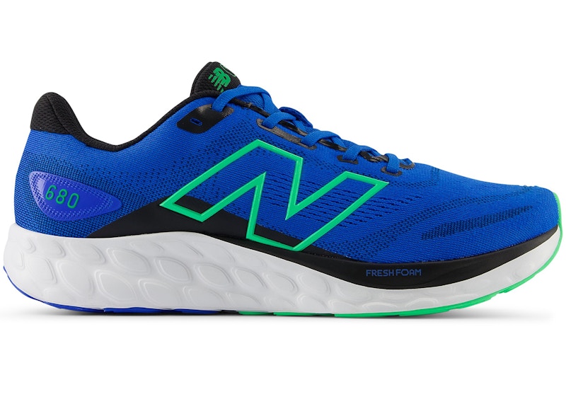 New Balance Fresh Foam 680v8 Blue Oasis Lime Leaf Black Men's - M680LB8 ...