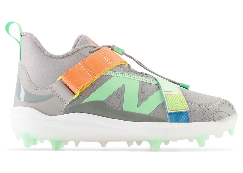 New Balance FuelCell Lindor 2 Comp Team Away Grey Electric Jade Neon ...