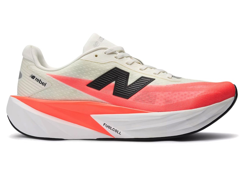 New Balance FuelCell Rebel v5 Urgent Red White Men's - MFCXLV5 - US