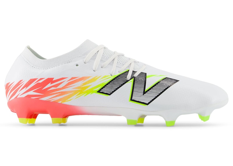 New Balance Furon V8 Pro FG White Energy Red Hi-lite Men's - SF2FIB8 - US