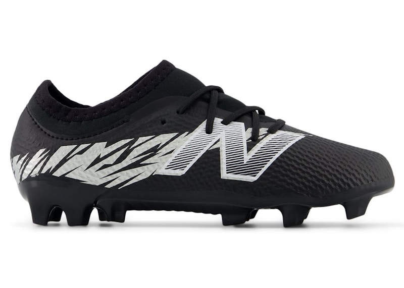 New Balance Furon V8 Team Junior FG Black Metallic Silver White (PS/GS ...