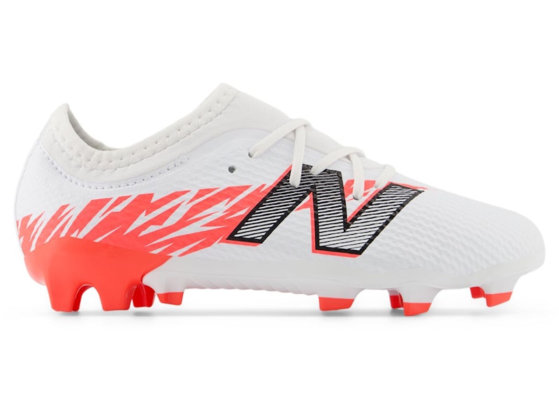 New Balance Furon V8 Team Junior FG White Energy Red Black (PS/GS ...