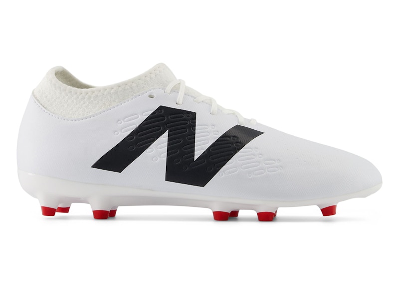 New Balance Tekela Magique FG v4 White Black True Red Men's - ST3FW45 - US