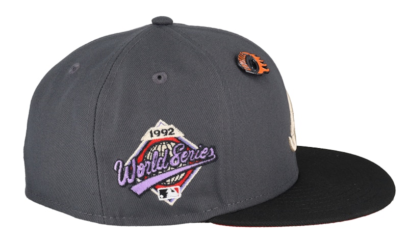 New Era Atlanta Braves Capsule Burning Rubber 1992 World Series Fitted ...