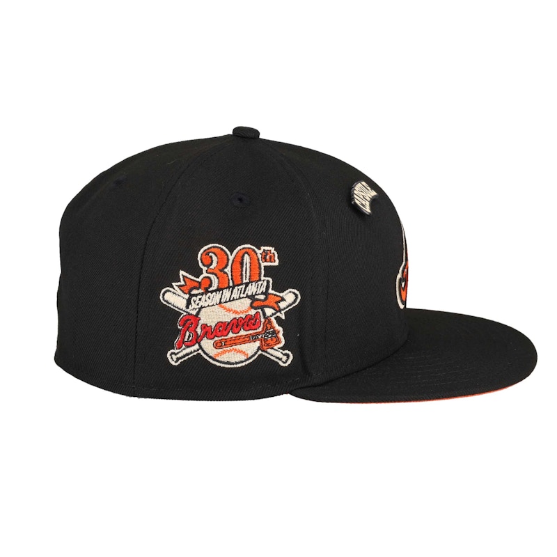 New Era Atlanta Braves Capsule Colors in Cream 30th Season Patch ...